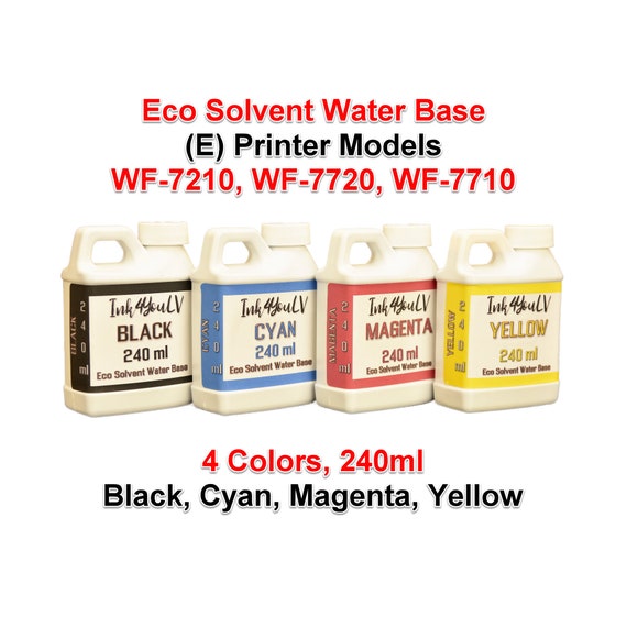 Eco Solvent Water Base Ink 4 Colors 240ml for E Printer | Etsy