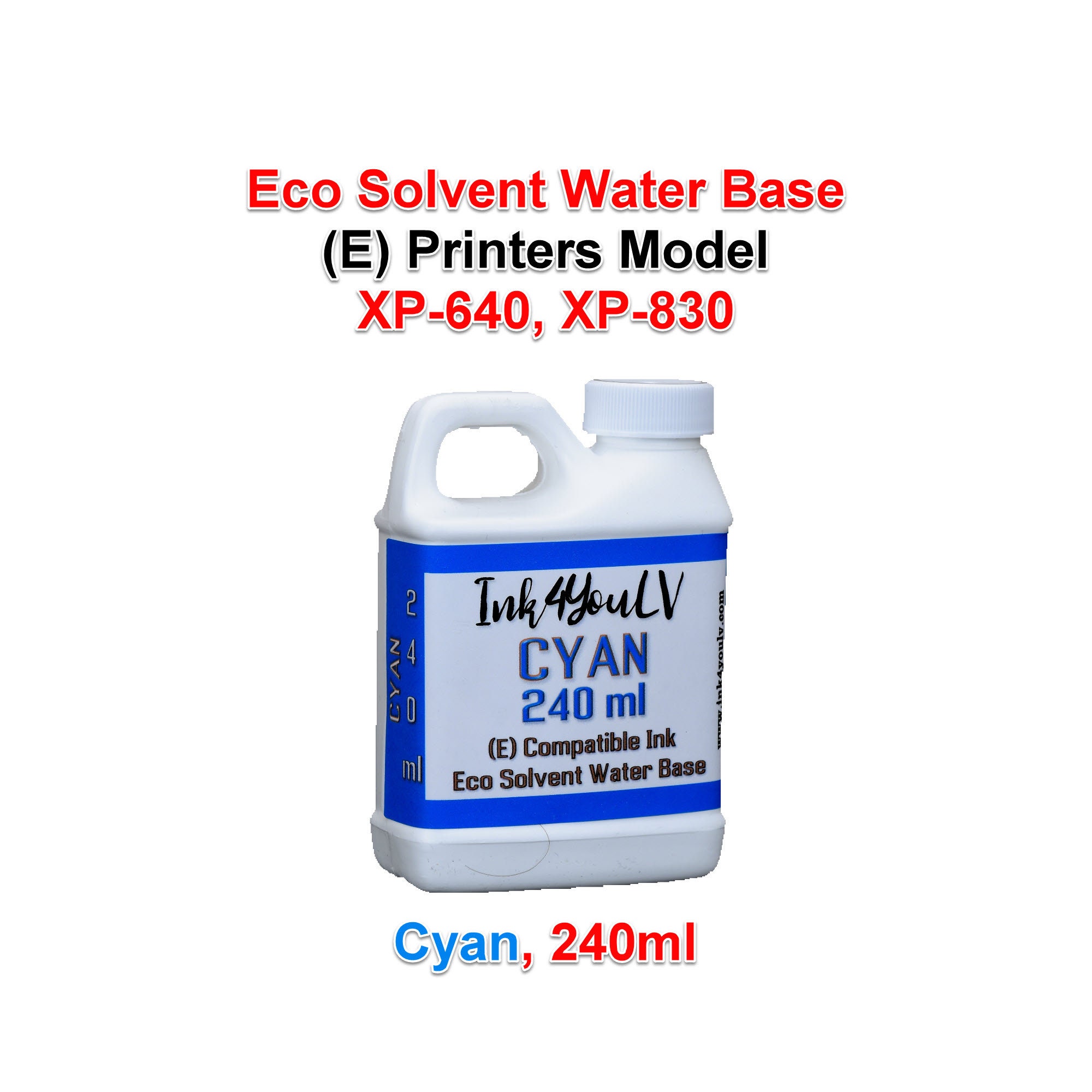 Eco Solvent Water Base Ink 5 Colors 240ml for E Printers Model XP-640, XP-830 - Etsy