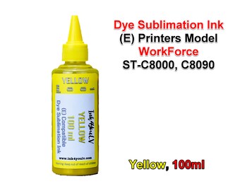 Dye Sublimation Ink Yellow 240ml 1 Bottle for E Printers - Etsy