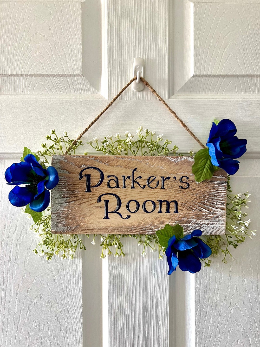 Hand Painted Name Sign; Door Sign; Entryway Sign; Hanging Sign; Room ...