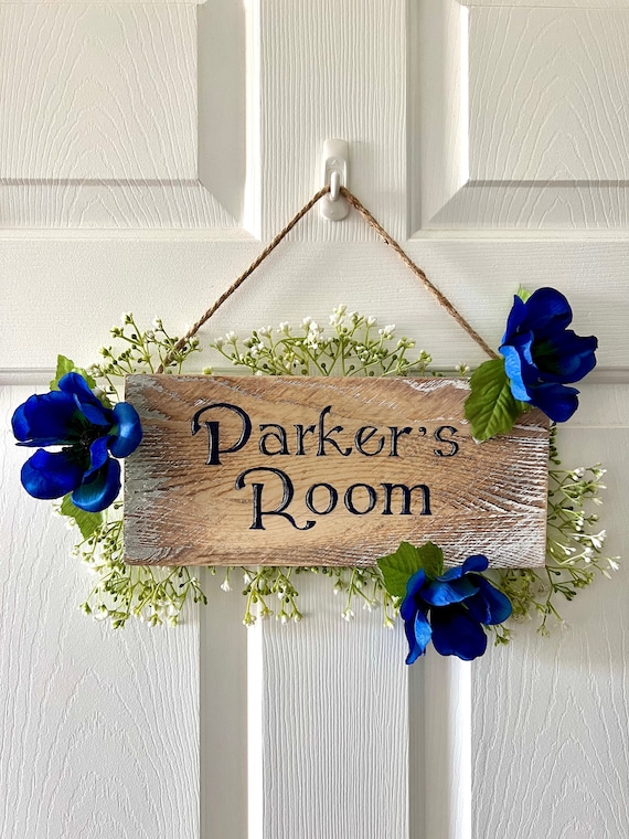 Hand Painted Name Sign Door Sign Entryway Sign Hanging - Etsy