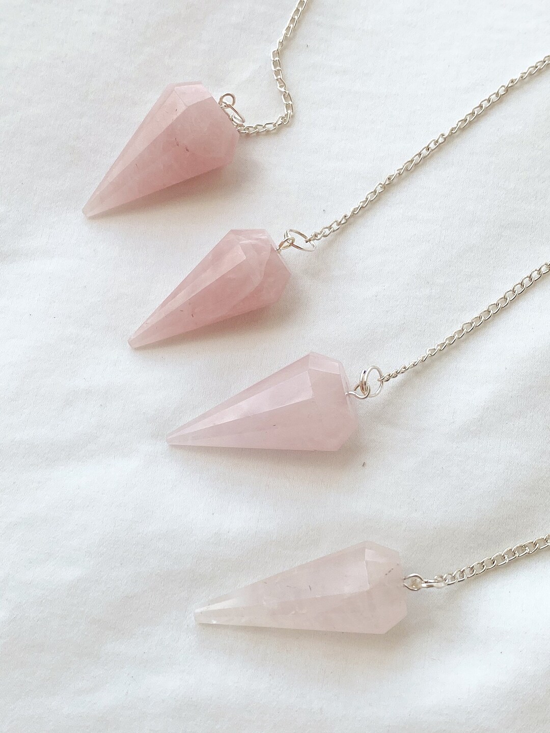 Bulk Rose Quartz Pendulum | Crystal Pendulum | Natural Gemstone ...
