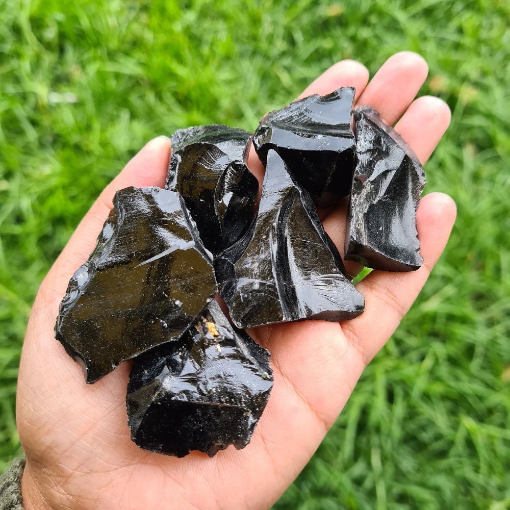 Raw Obsidian Stone