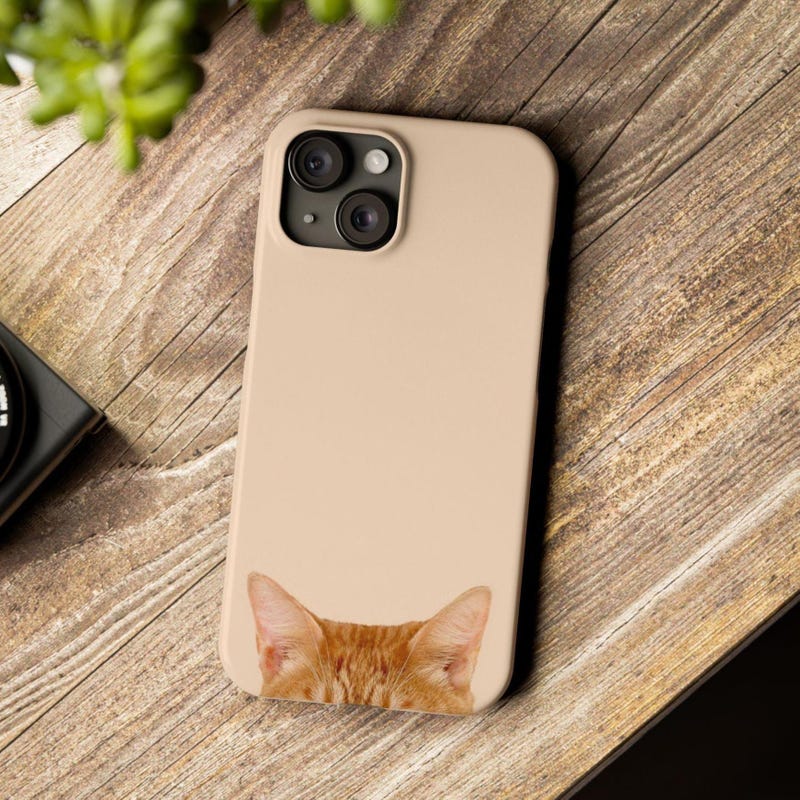 Cute Cat Phone Case - Etsy