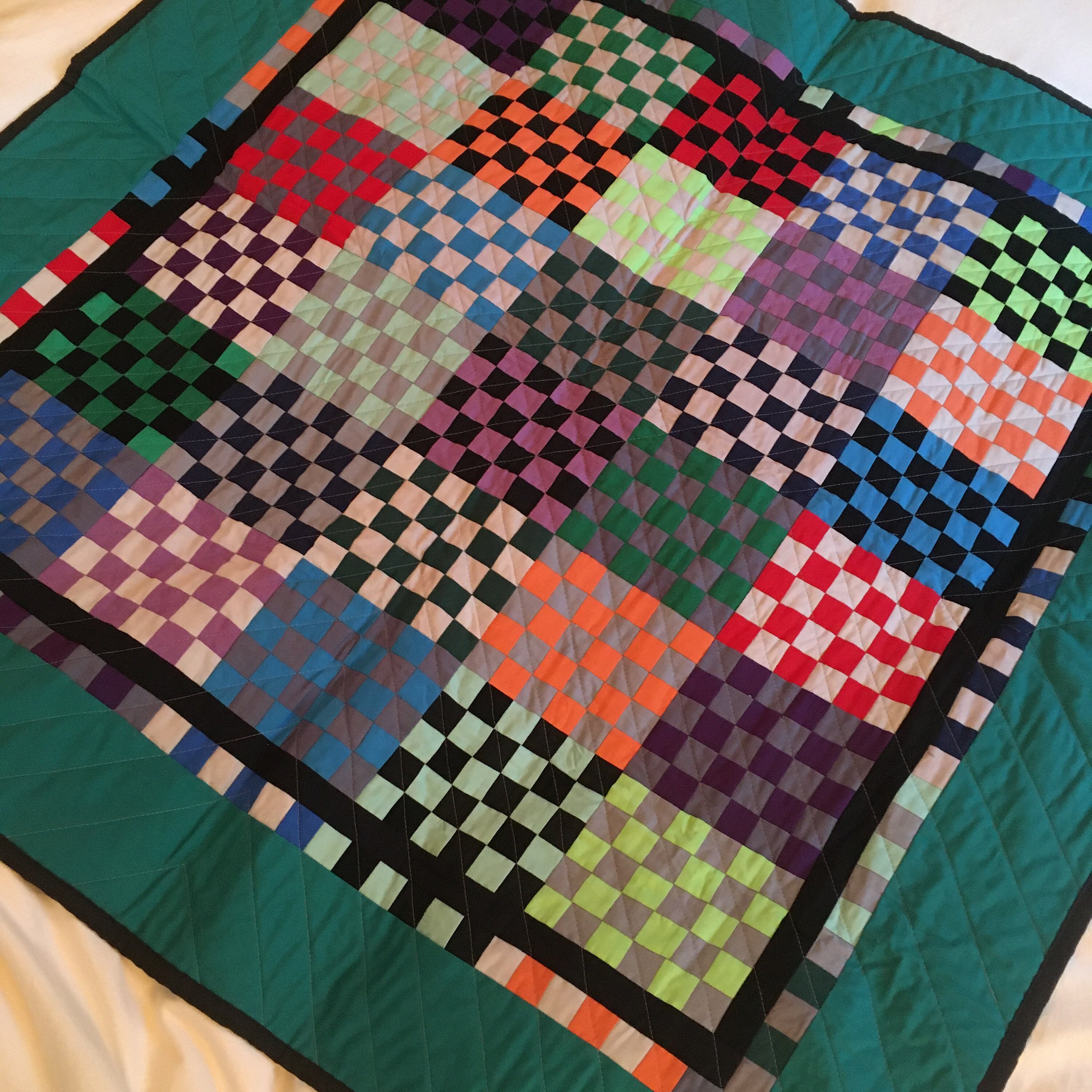 Checker Board Quilt - Etsy