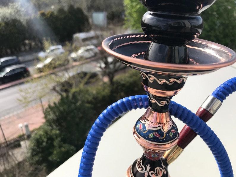Helle Design V2 Unique Handmade Turkish Hookah, Inlaid Copper Hookah ...