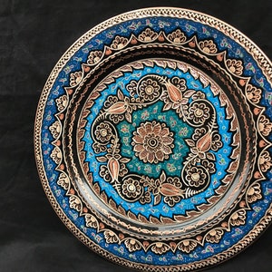 Handmade Copper Plate, Modern Wall Decor, Copper Serving Tray,handmade ...