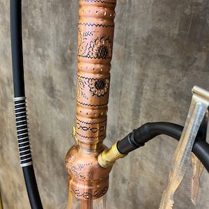 Extra Large Enjoy Design Hand Engraved Original Copper Hookah Set ...