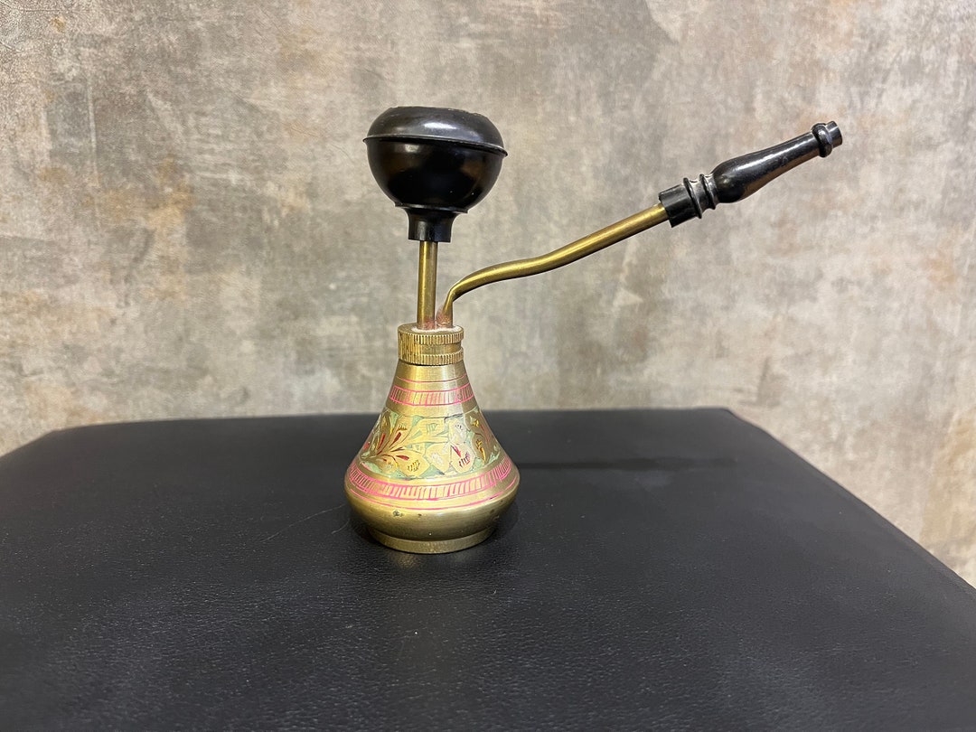 Vintage Pocket Hookah Pipe, Handmade Painted Hookah, Portable Hookah ...