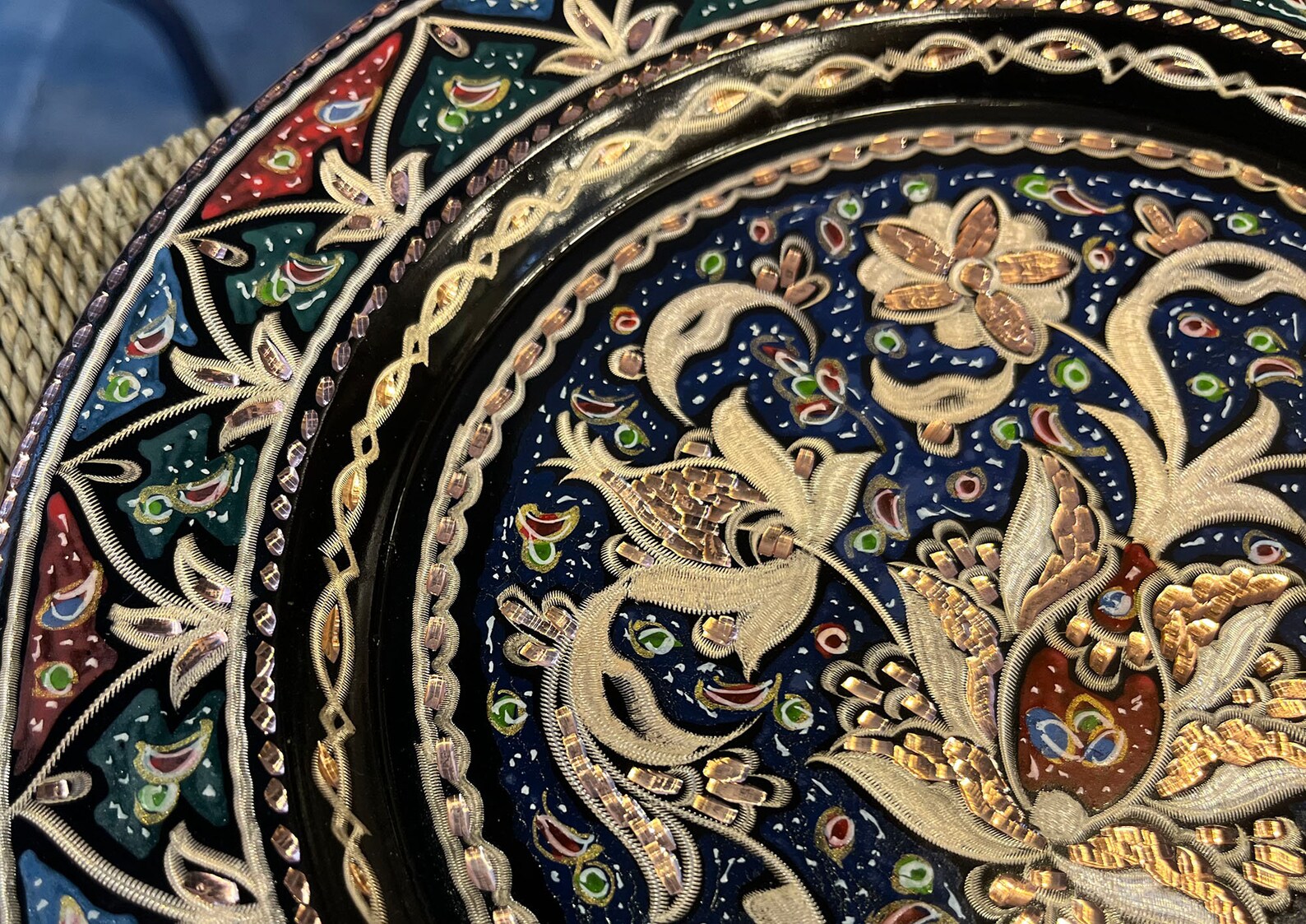 Handmade Leaf and Flower Design Copper Hanging Unique - Etsy