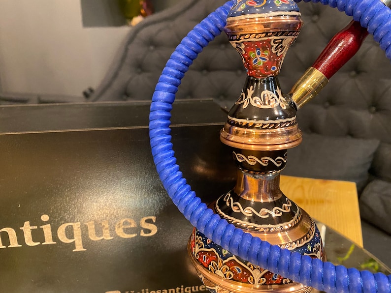 Helle Design V2 Unique Handmade Turkish Hookah, Inlaid Copper Hookah ...