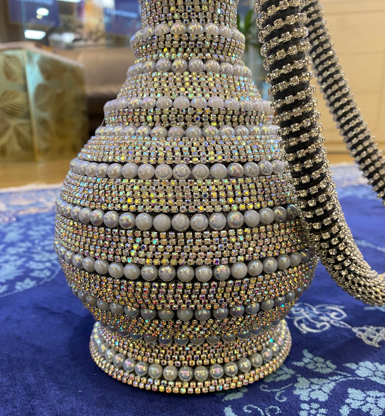 58 Cm \ 22.8 Inc Elegant Full Handmade Turkish Hookah, Unique Pearls ...