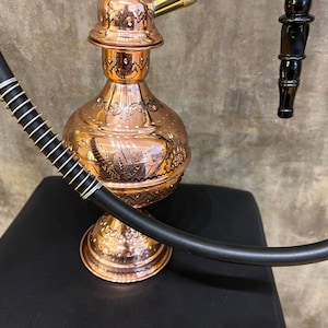 Burned Design LARGE Original Copper Hookah Set, Unique Handmade Turkish ...