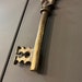 Antique Metal Key, Old Brass Key With Little Angel Design, Decorative ...