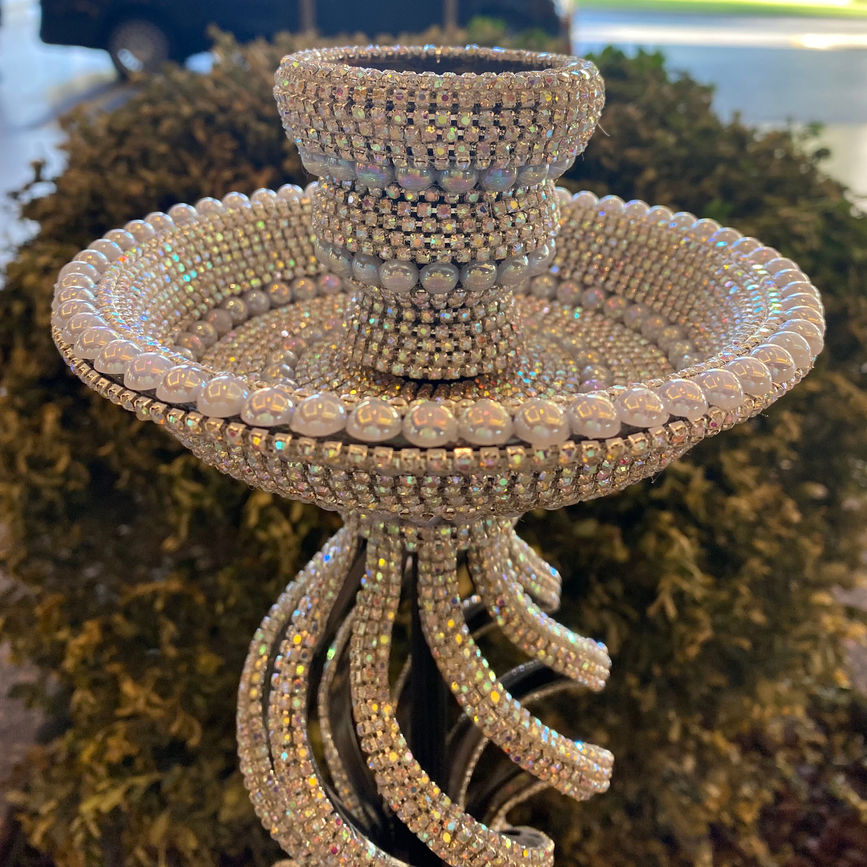 58 Cm \ 22.8 Inc Elegant Full Handmade Turkish Hookah, Unique Pearls ...