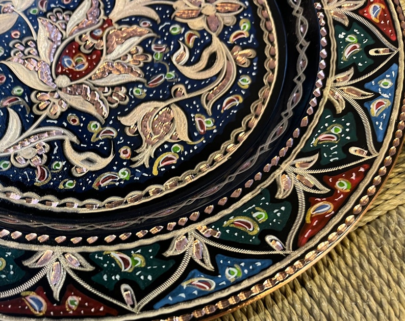 Handmade Leaf and Flower Design Copper Hanging Unique - Etsy