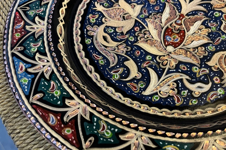 Handmade Leaf and Flower Design Copper Hanging Unique - Etsy