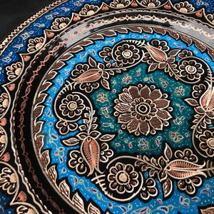 Handmade Copper Plate, Modern Wall Decor, Copper Serving Tray,handmade ...