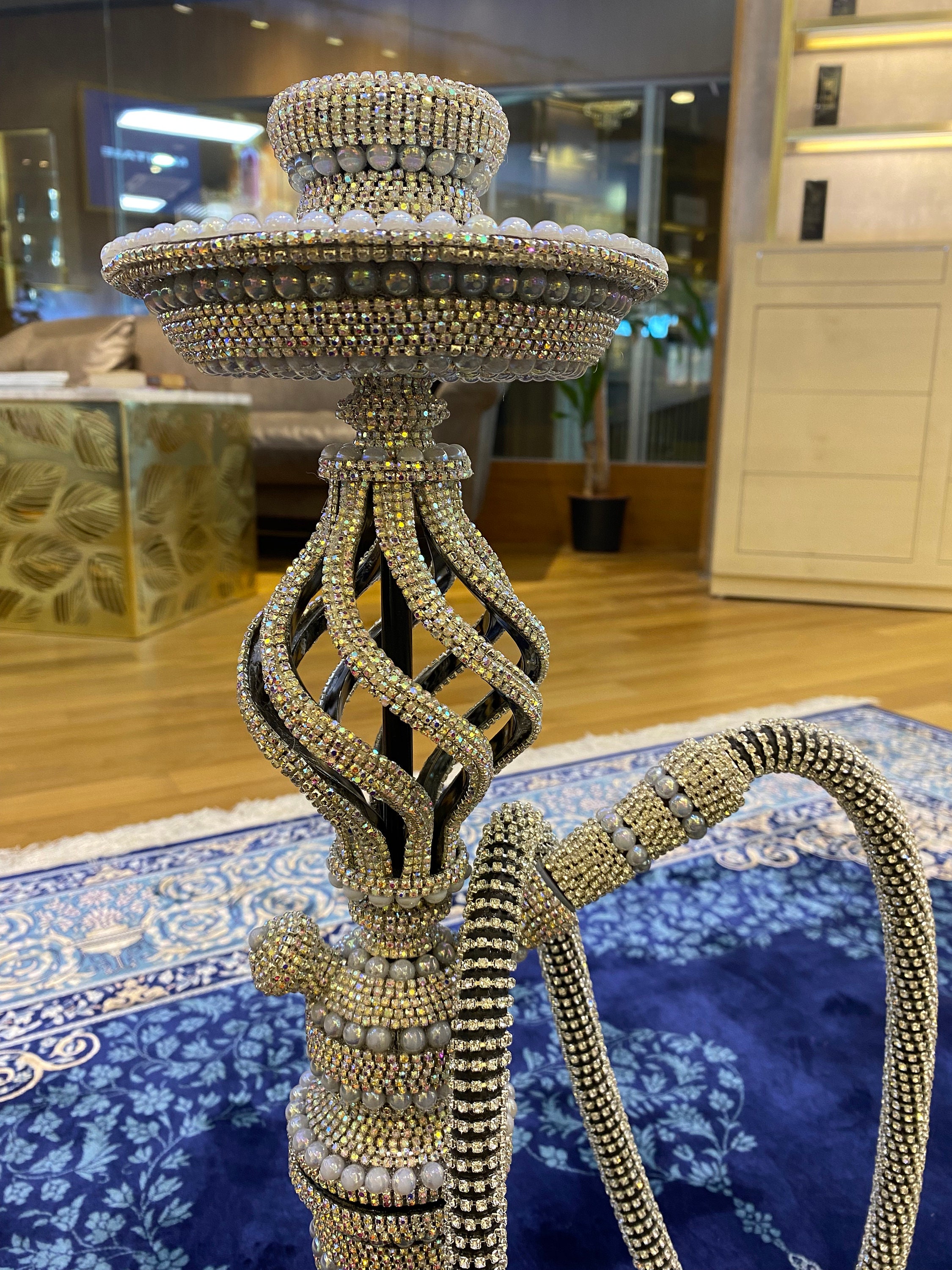 58 Cm 22.8 Inc Elegant Full Handmade Turkish Hookah Unique - Etsy
