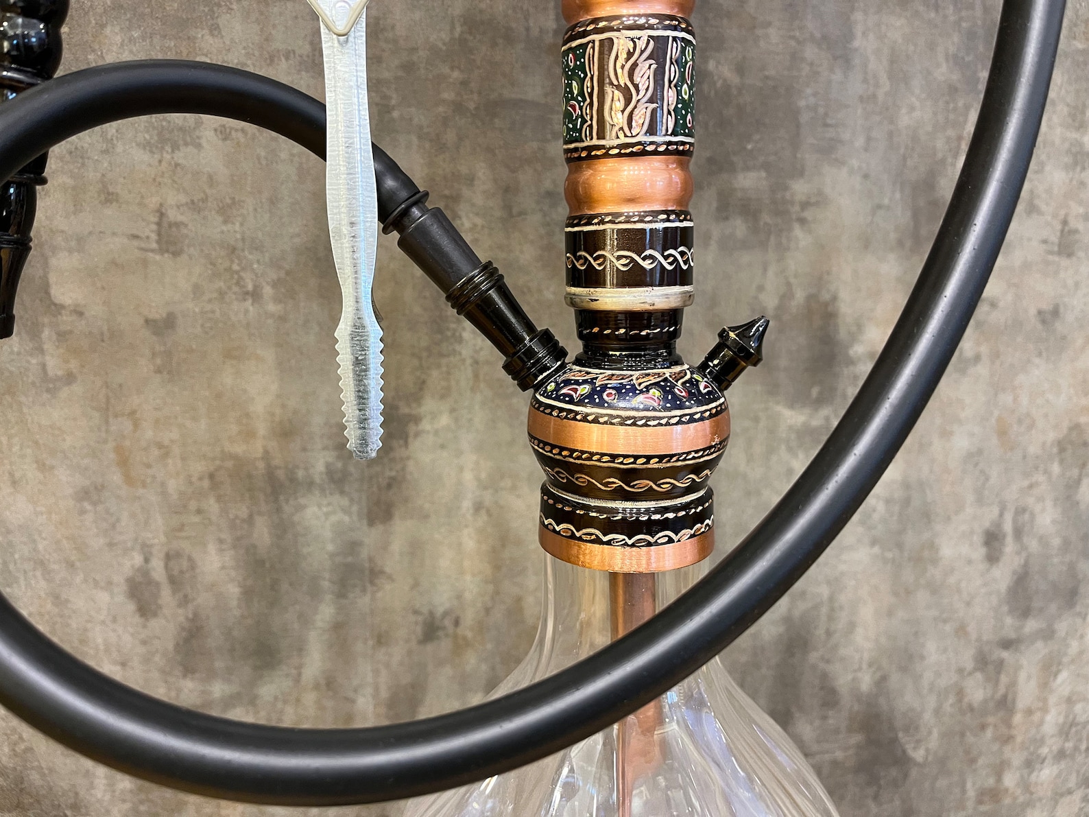 Extra Large Enjoy Design Unique Painted Handmade Hookah Set, Luxury ...