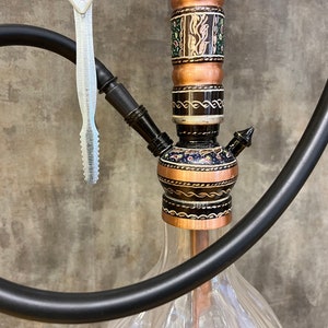 Extra Large Enjoy Design Unique Painted Handmade Hookah Set, Luxury ...