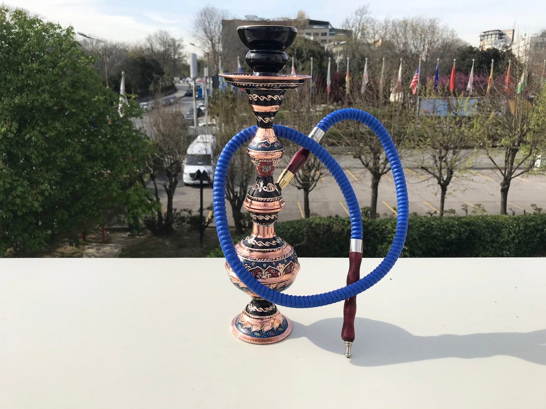 Helle Design V2 Unique Handmade Turkish Hookah, Inlaid Copper Hookah ...