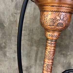 Extra Large Enjoy Design Hand Engraved Original Copper Hookah Set ...