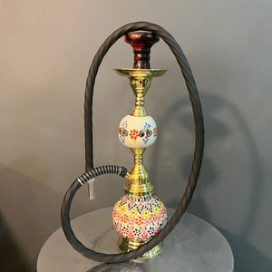 Antique Brass Hookah Pipe - Etsy