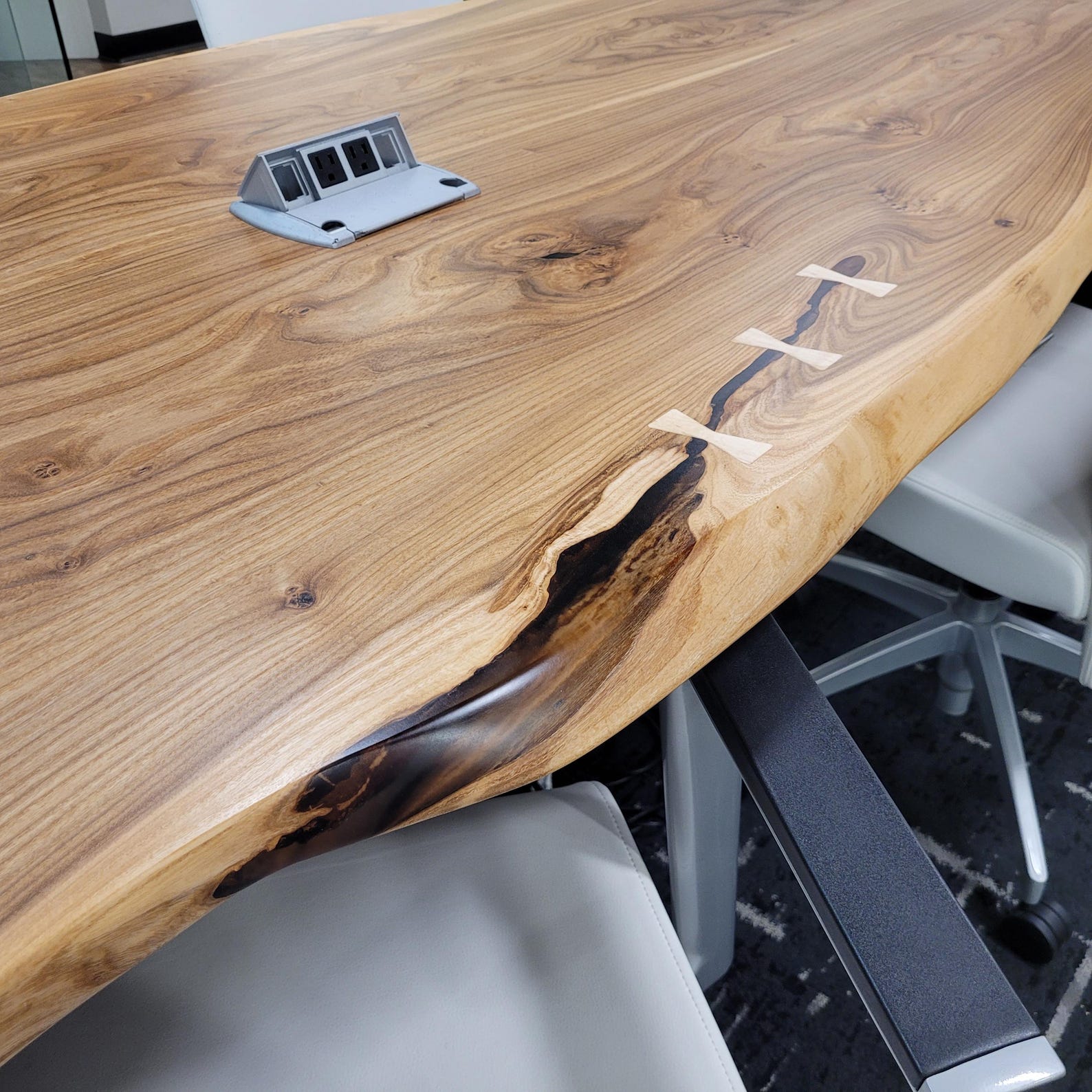Solid Wood Elm Table - Custom Sizing - Etsy