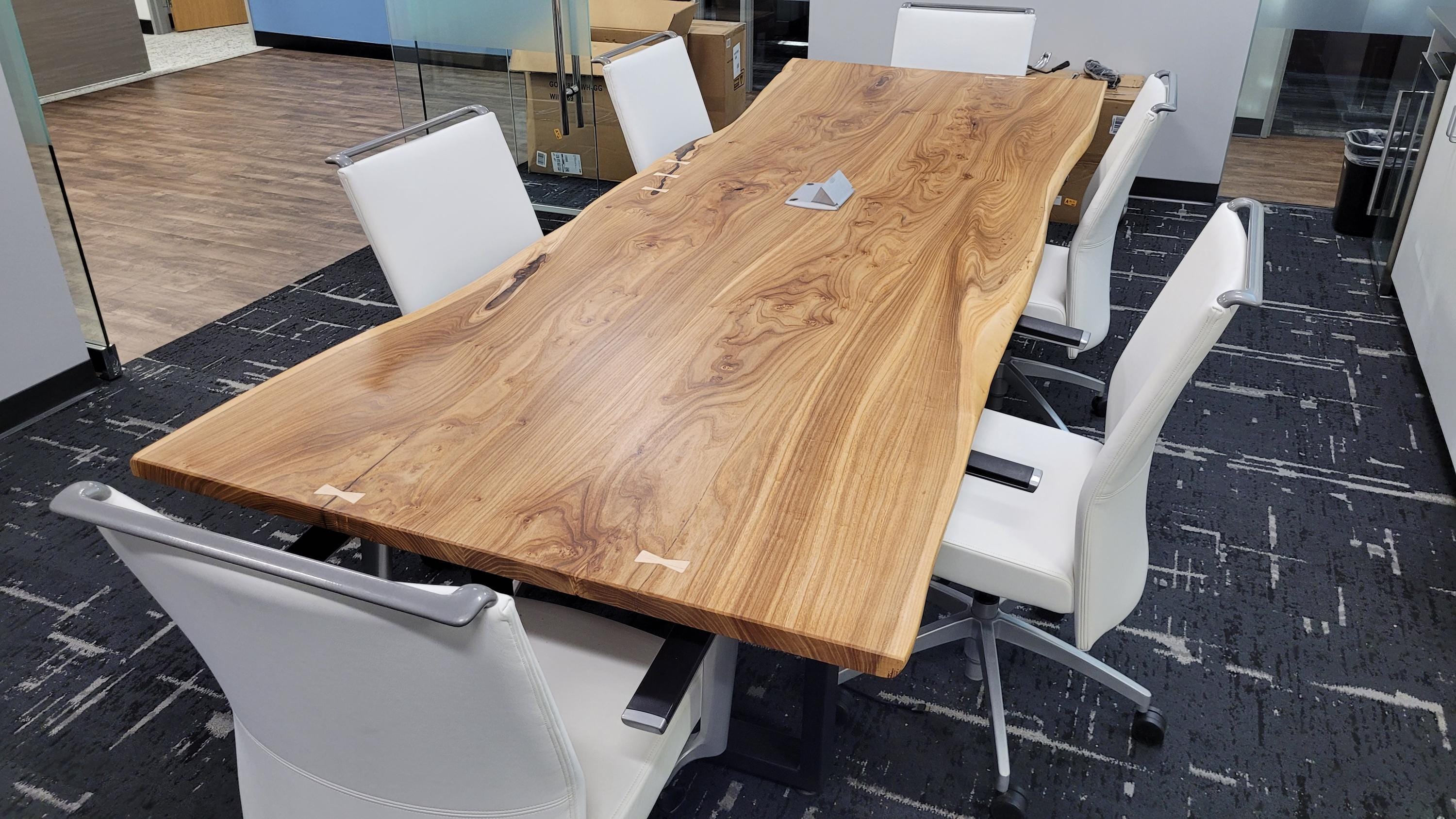 Solid Wood Elm Table - Custom Sizing - Etsy
