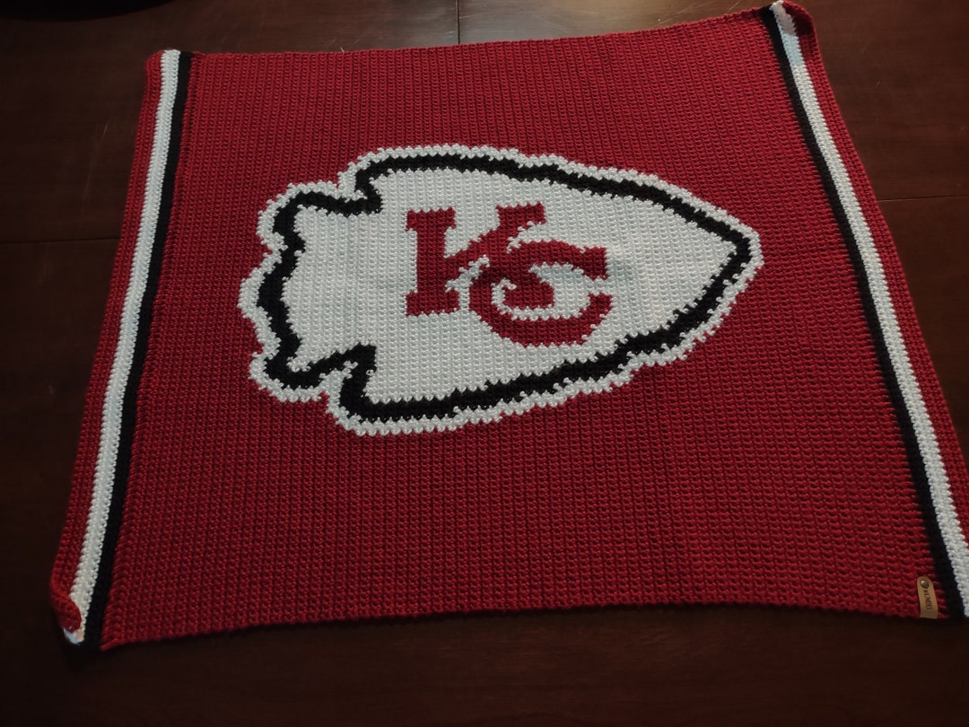 Kansas City Chiefs Afghan/blanket small - Etsy