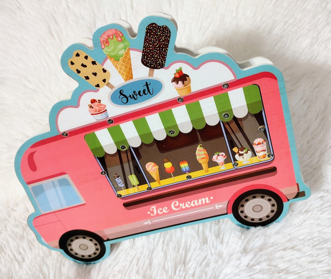 Ice Cream Truck, Ice Cream Decor, Ice Cream, Party Decor, Wreath ...