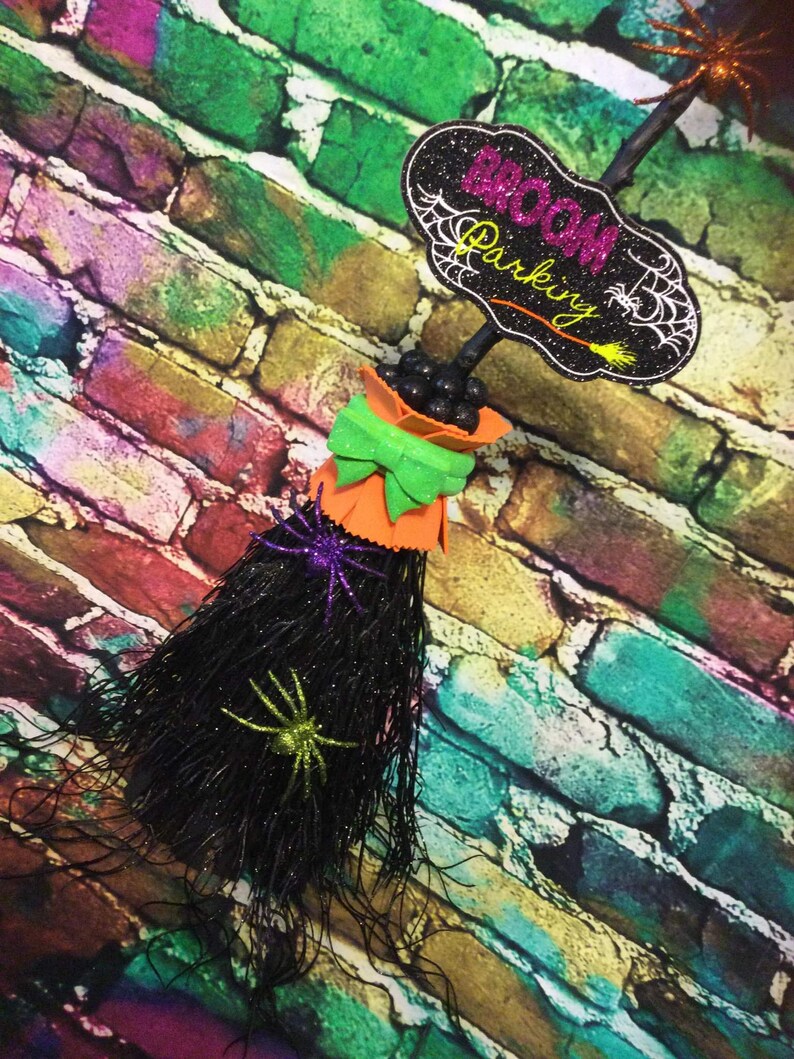 Witch's Broom, Broom, Whimsical Broom, Party Decor, Centerpieces ...