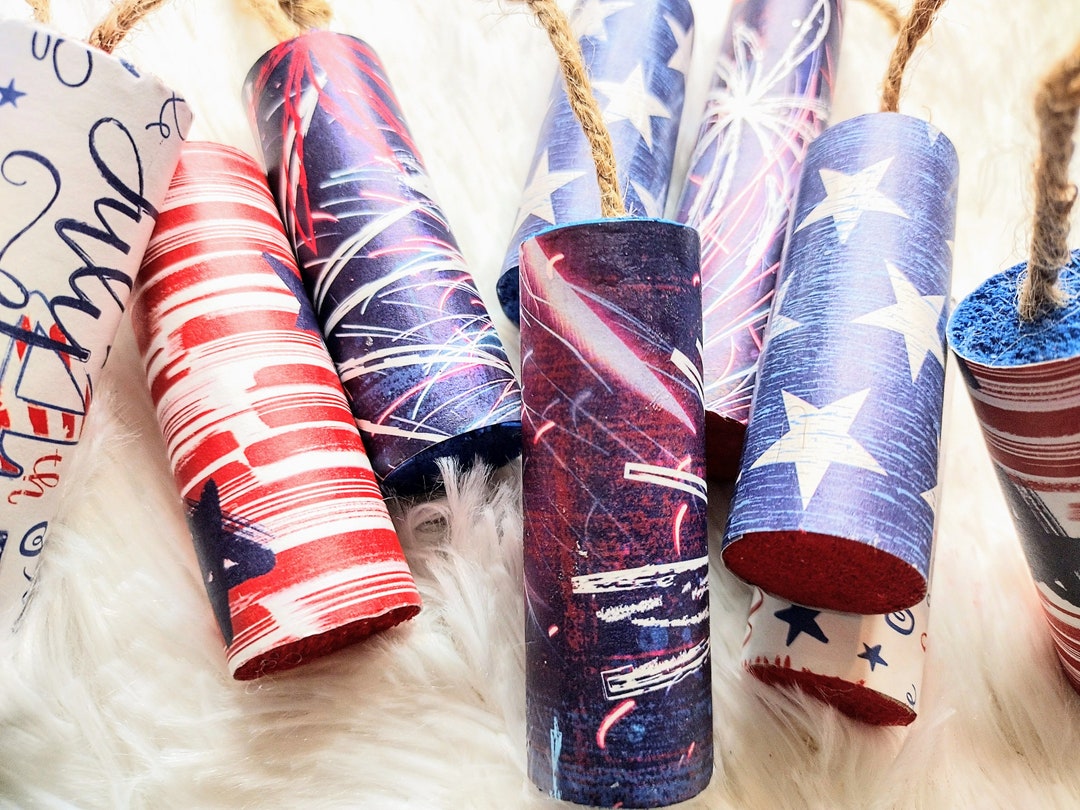 Mini Fireworks, Tier Tray, Patriotic Decor, Fireworks, Faux Fireworks ...