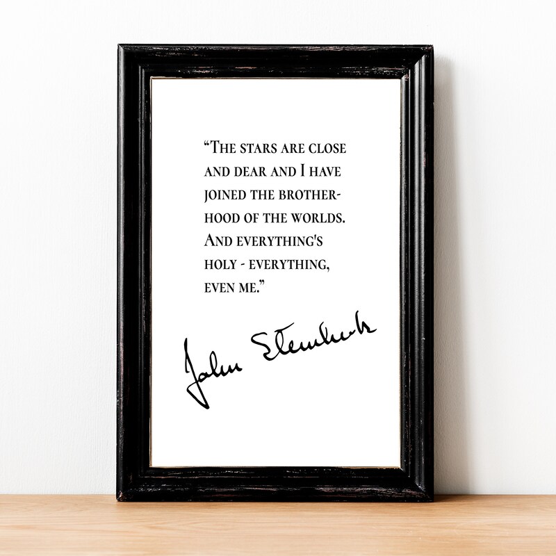 John Steinbeck Quote - Etsy