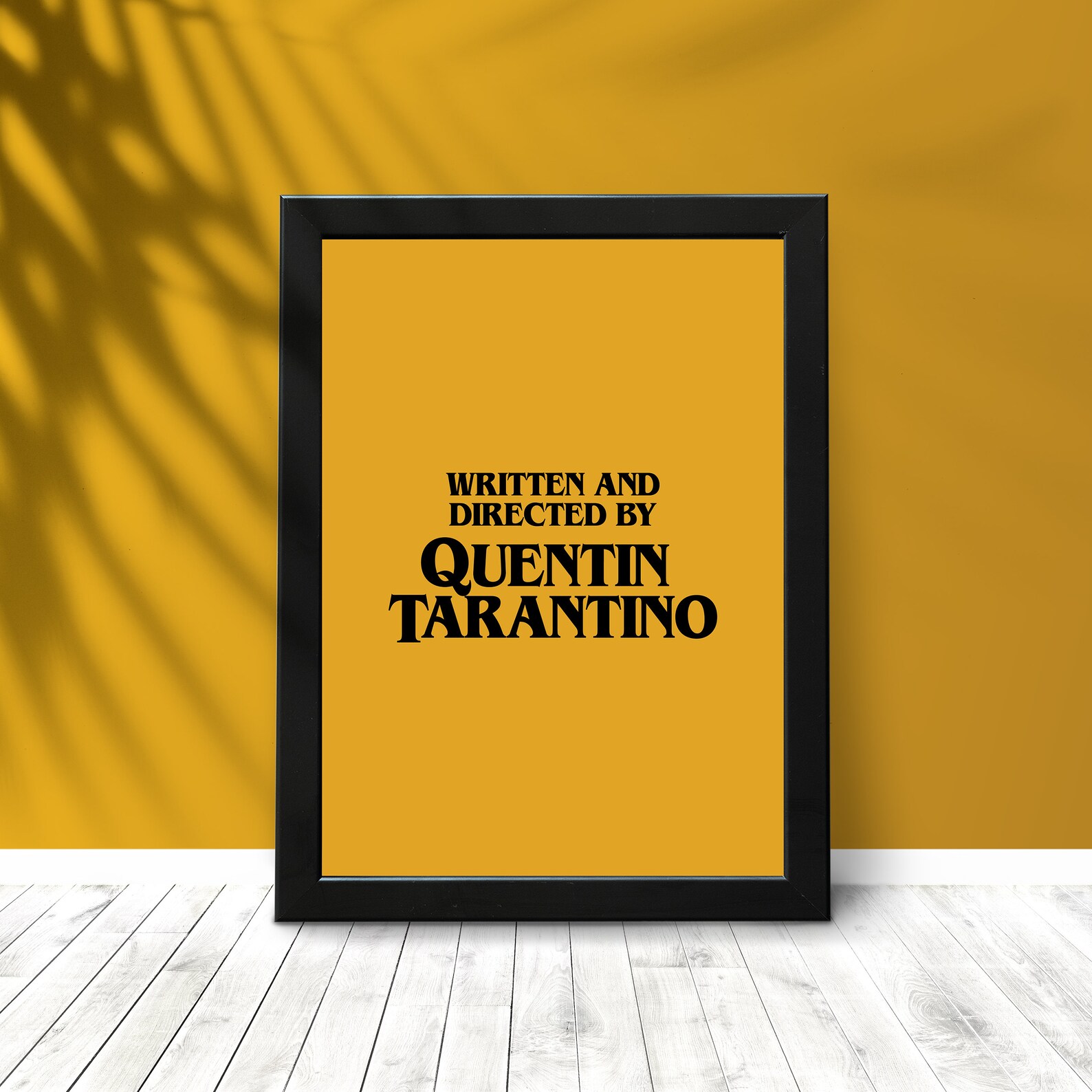 Written and Directed by Quentin Tarantino Wall Art Printable - Etsy