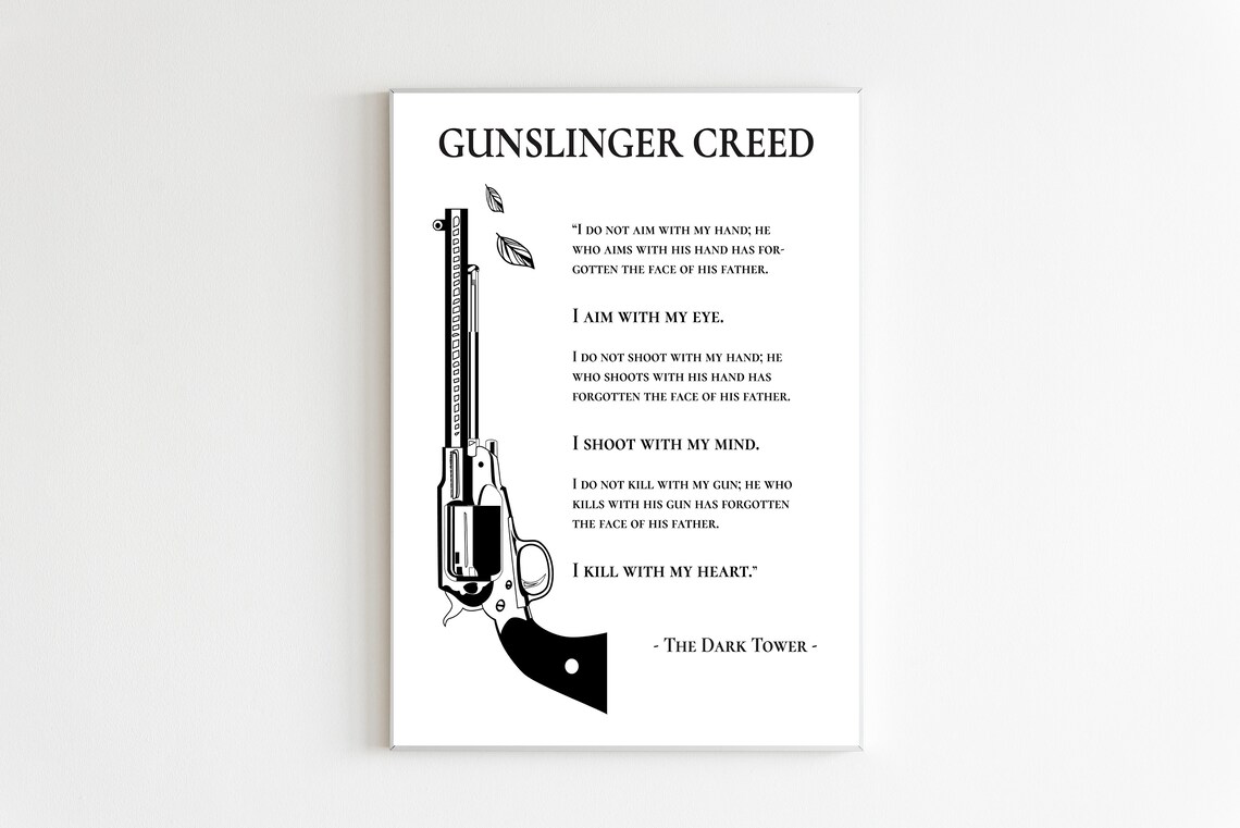 The Dark Tower Quote Stephen King Printable Wall Art the - Etsy