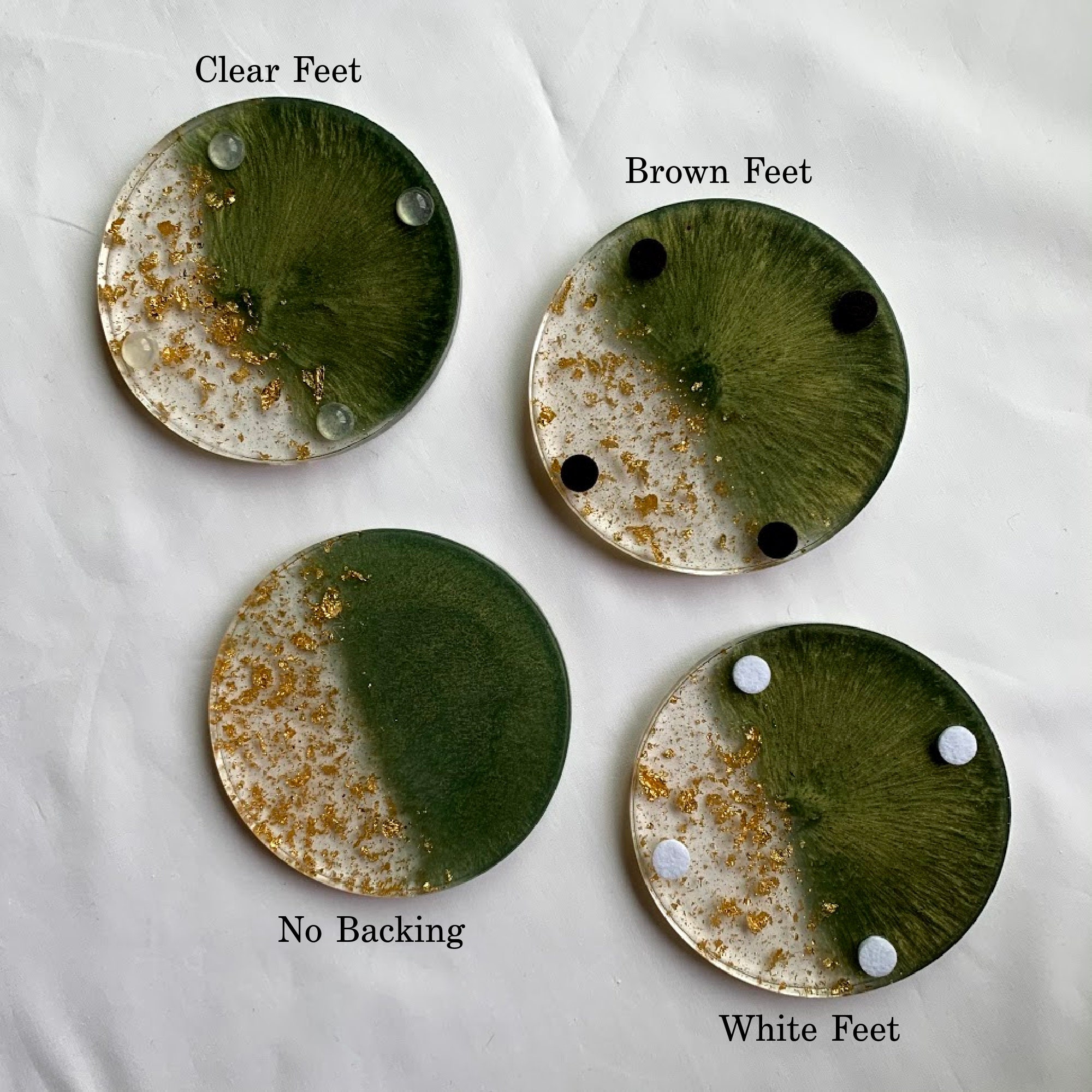 Set of 2 Coasters Resin coaster Beautiful Coaster Two | Etsy