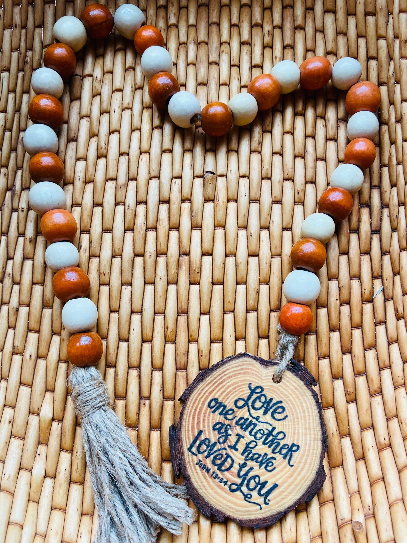 Inspirational Decor beads home decor beads color garland | Etsy