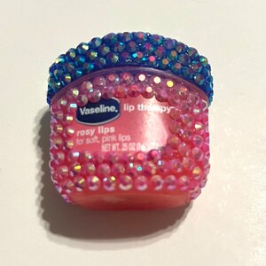 Bedazzled Vaseline Lip Care, Rosy Lips Vaseline Lip Balm, Bling Lip ...