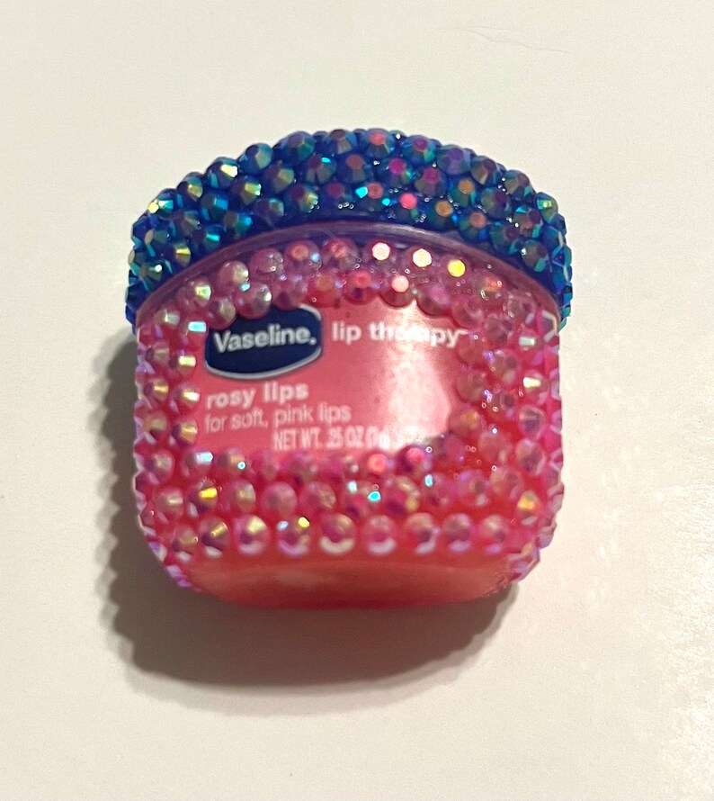 Bedazzled Vaseline Lip Balm, Rosy Lips - Etsy