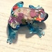 Floral Resin Frog Resin Frog Figurine - Etsy
