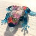 Floral Resin Frog Resin Frog Figurine - Etsy