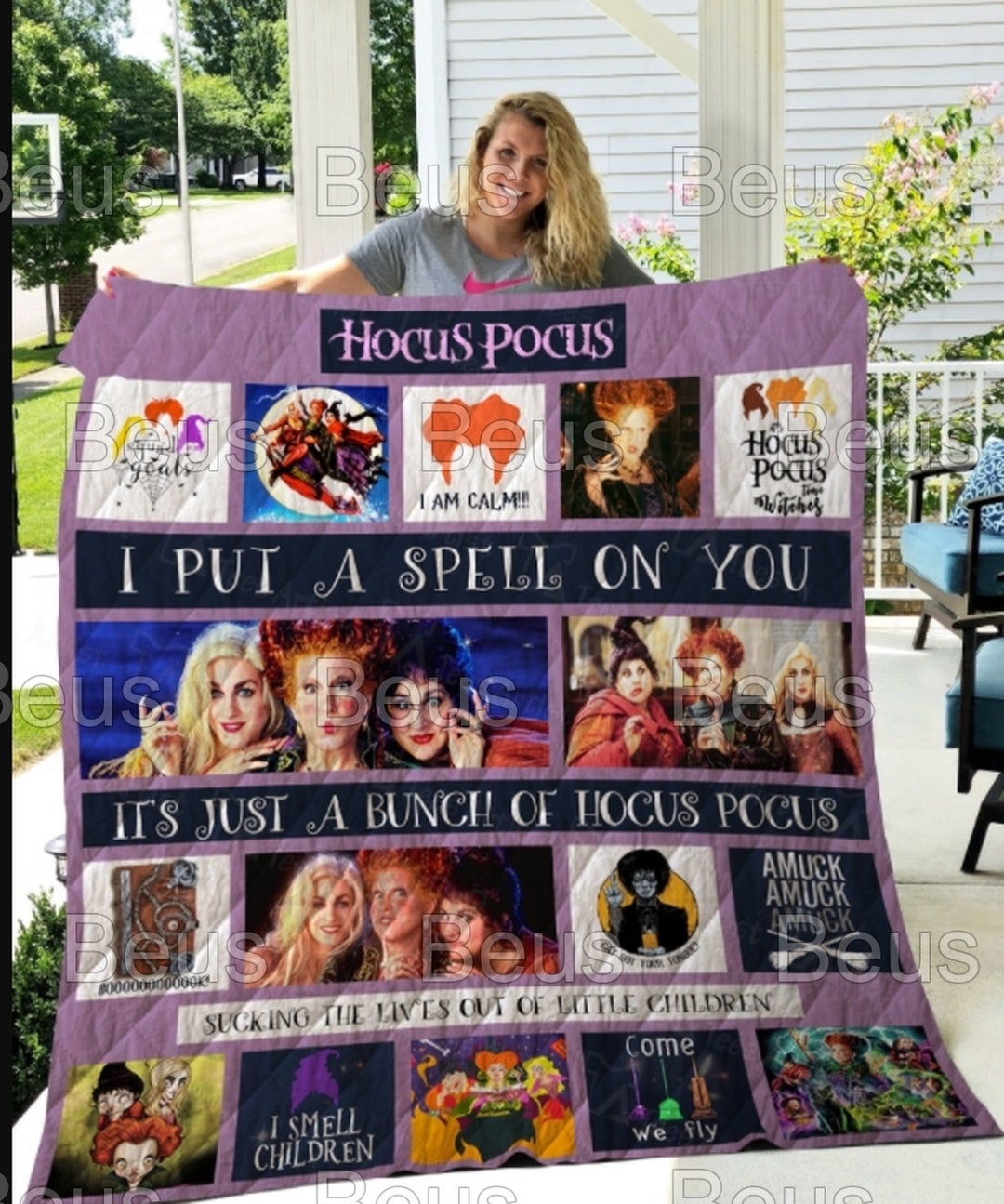 Hocus Pocus Quilt Hocus Pocus Movie Quilt Halloween Witch - Etsy