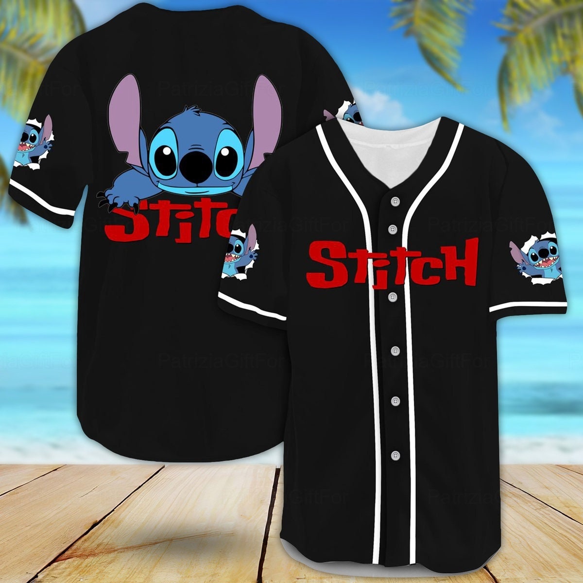 Stitch Shirt, Stitch Baseball Jersey, Stitch And Lilo sold by Baldev ...