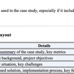 Comprehensive Case Study Template - Etsy