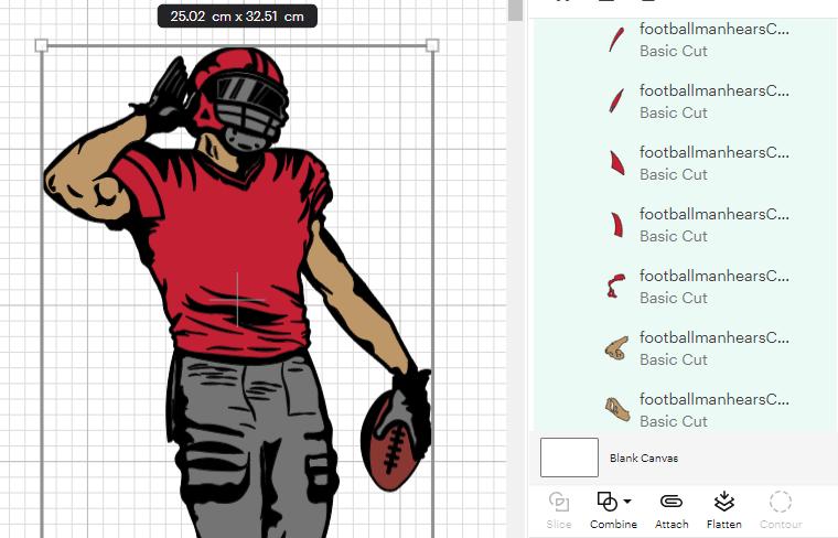 Custom Football SVG Player , Customized Football SVG Colored Player ...