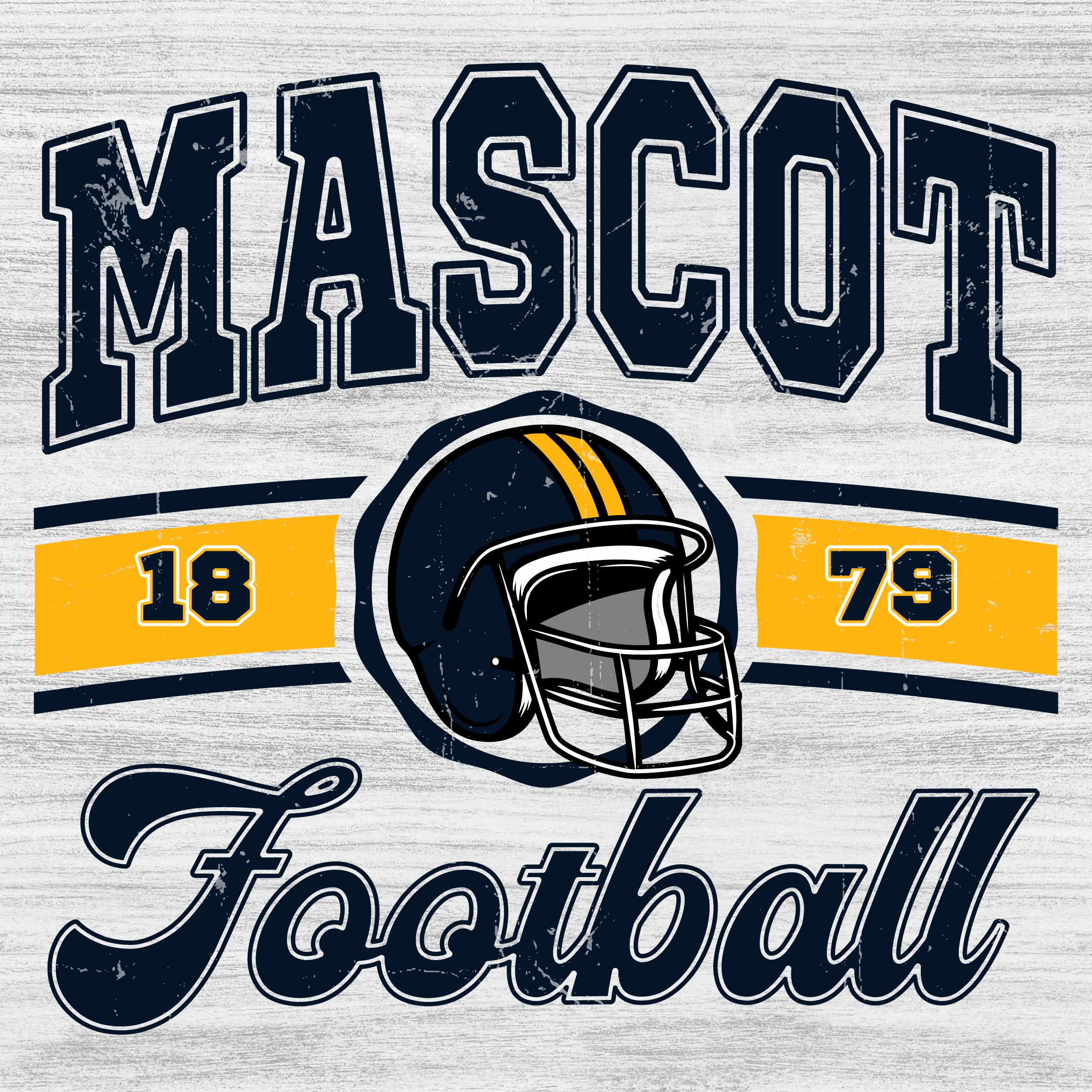 Custom Football Team T Shirt Png , Customized Football Mascot Png ...