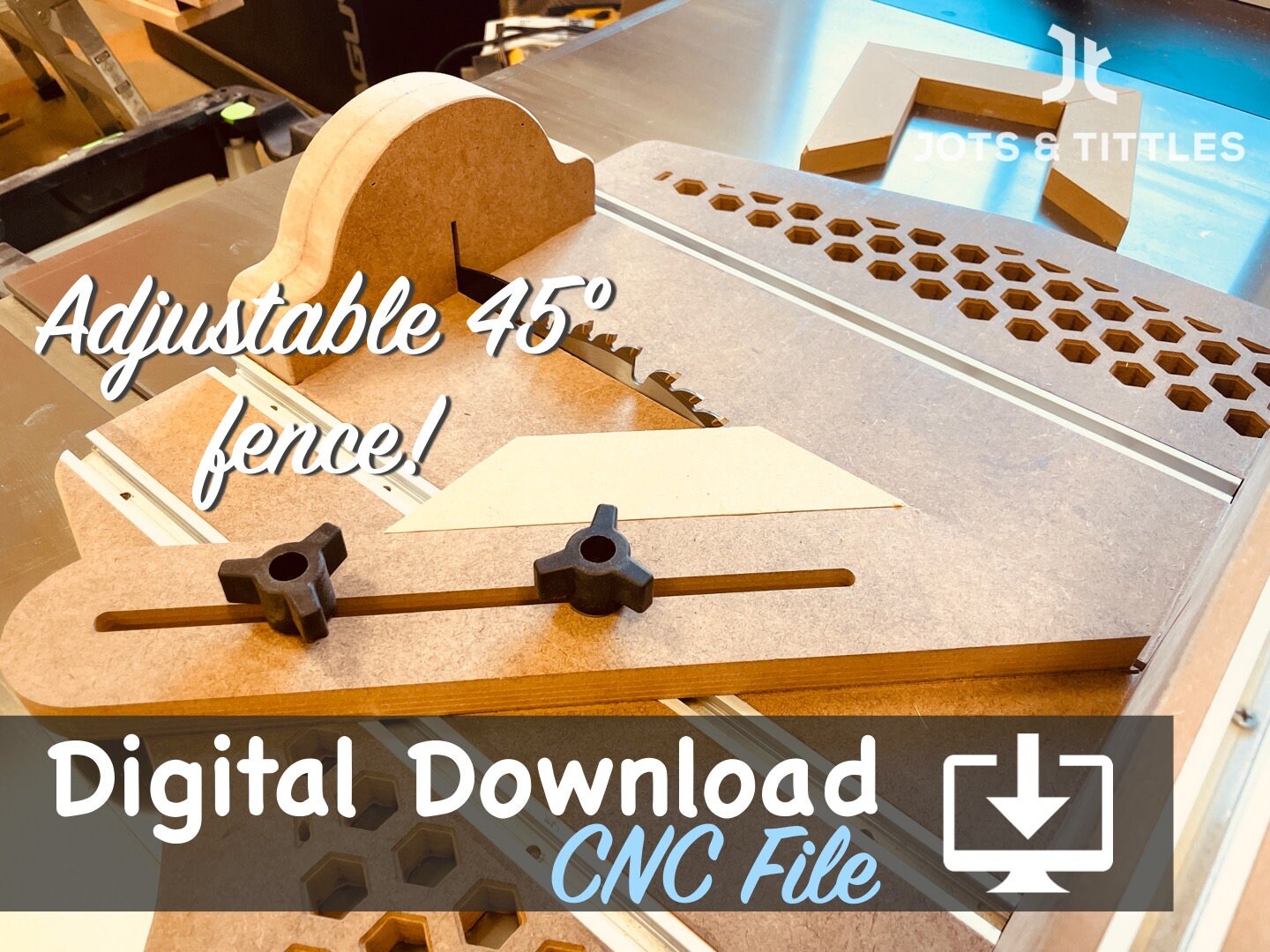 Ultimate Compact Crosscut Table Saw Sled CNC File - Etsy