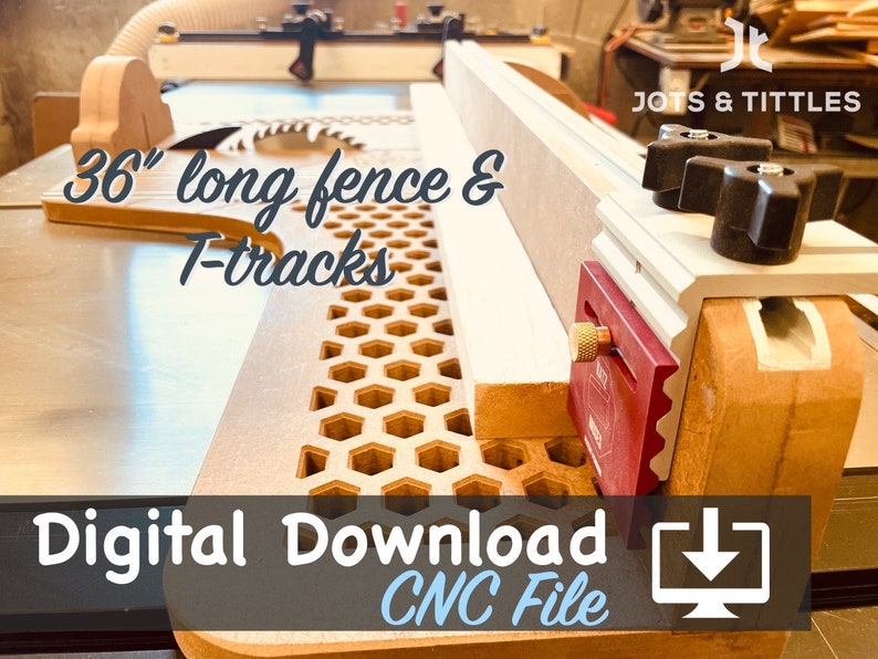 Ultimate Compact Crosscut Table Saw Sled CNC File - Etsy